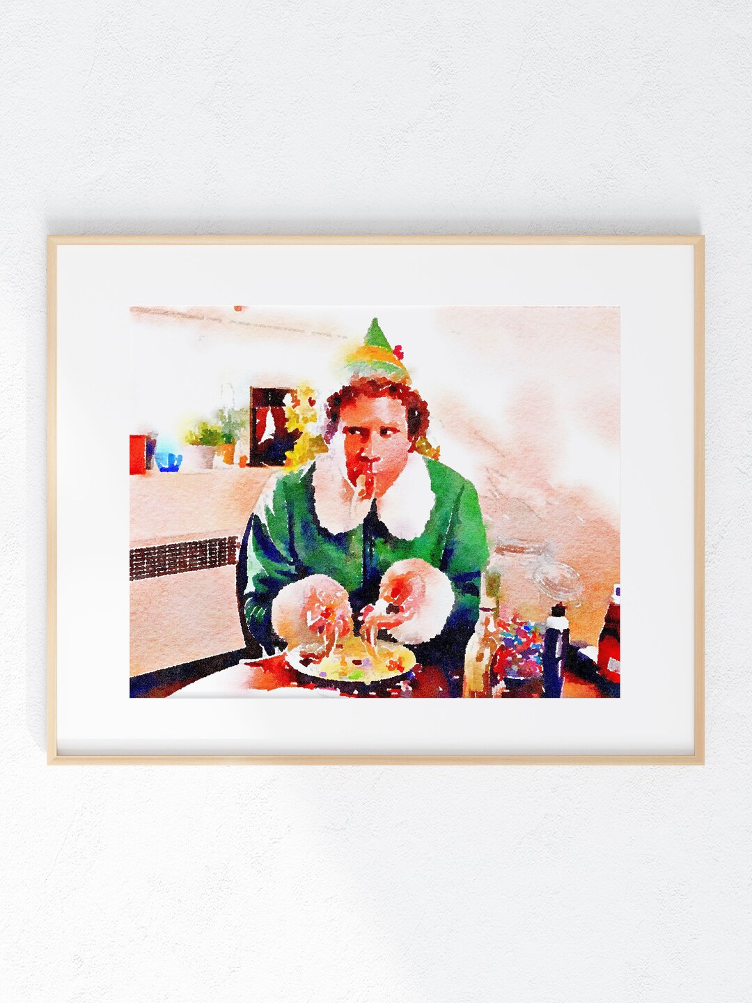 Christmas Wall Print 8 X 10 Unframed Christmas Decor Gift - Etsy