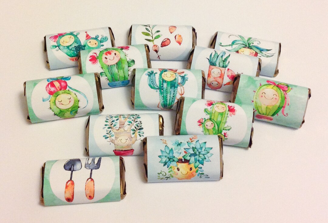 50 Mini Candy Bar Wrappers for Party Favors Small Gifts - Etsy