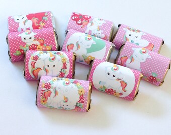 50 Mini Candy Bar Wrappers for Party Favors Small Gifts - Etsy