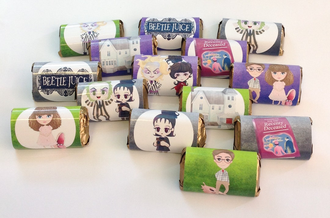 50 Personalized Mini Candy Bar Wrappers for Party Favors Small Gifts - Etsy