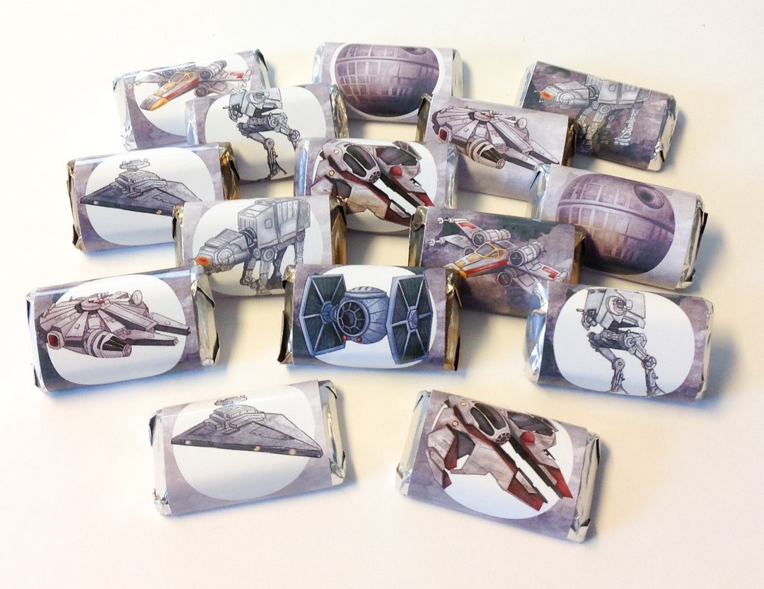 50 Personalized Mini Candy Bar Wrappers for Party Favors Small Gifts - Etsy