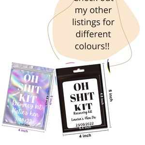 Staying Alive Hen Party Bags, Hangover Bags, Recovery Kit Bags, Stag ...