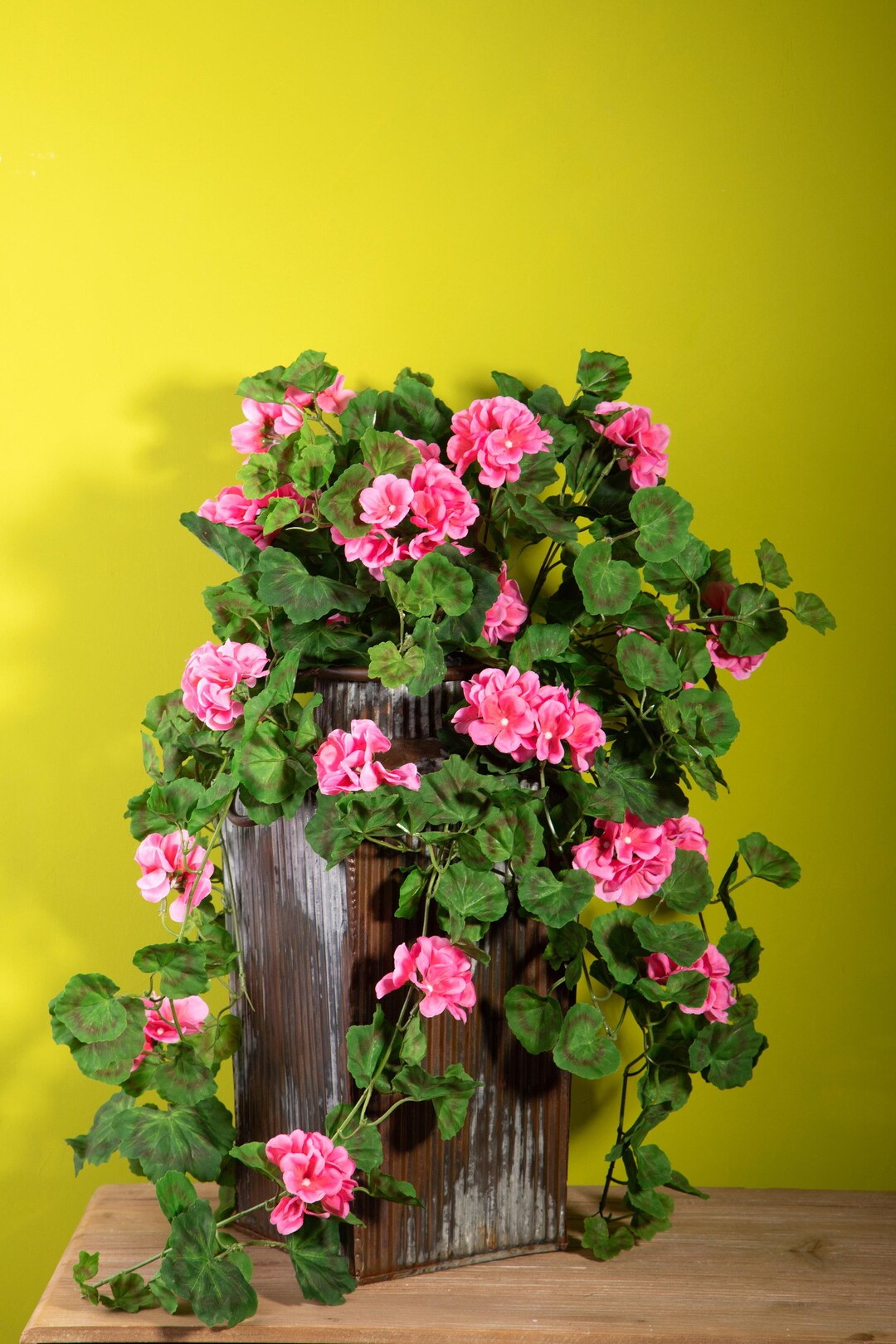 Artificial Geranium Falling Bush 80 Cm - Etsy