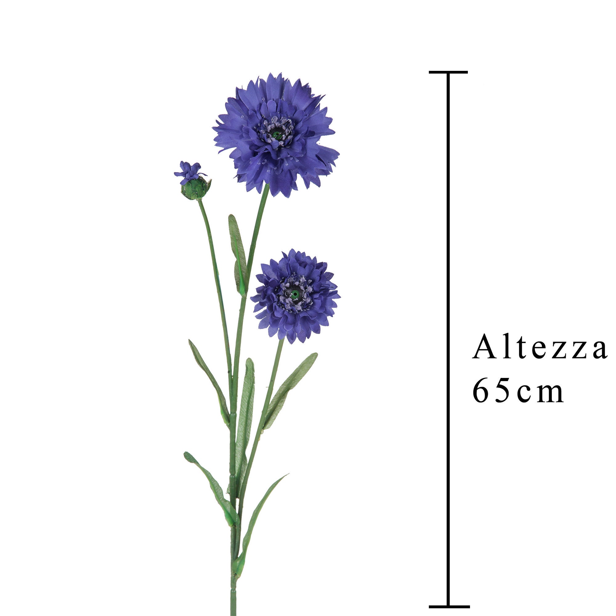 Cornflower Artificial Fabric Flower 65 Cm - Etsy