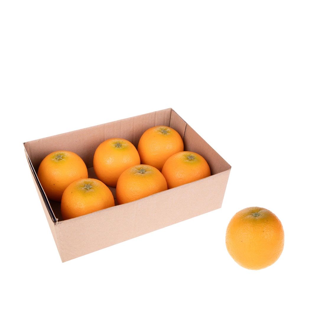 Artificial Fruit Oranges Set of 6 Food Ornament - Etsy