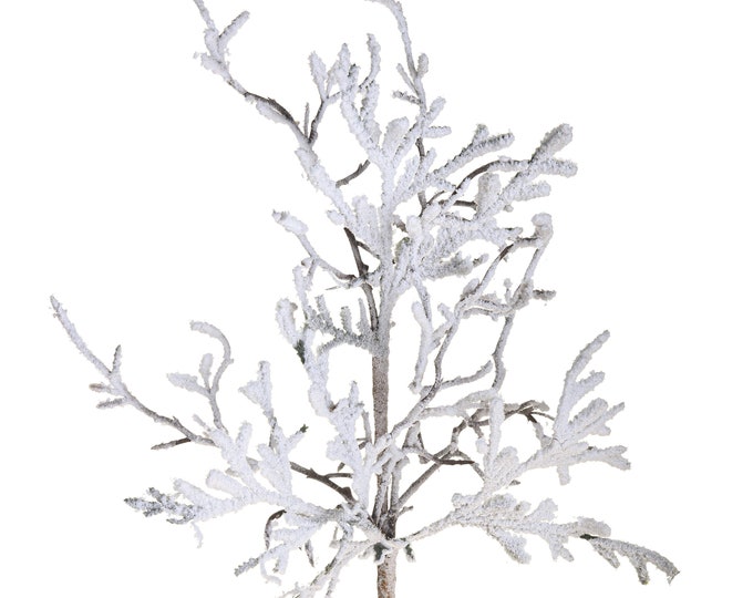 Artificial Snowy Branch 50 Cm Christmas - Etsy
