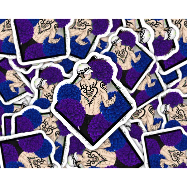Trafalgar Law Stickers - Etsy