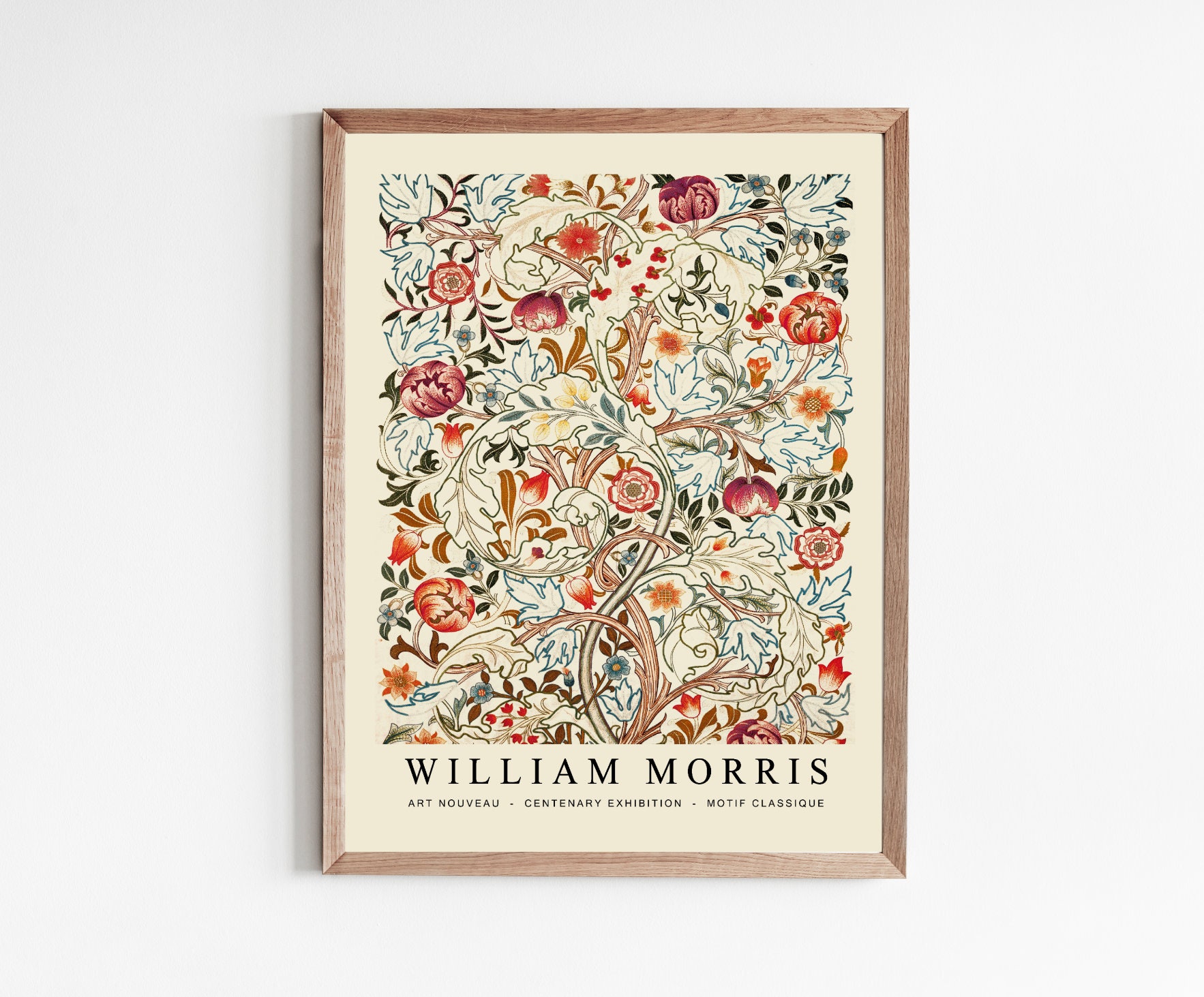 William Morris Art Prints Museum Exhibition Poster Large Floral Wall ...