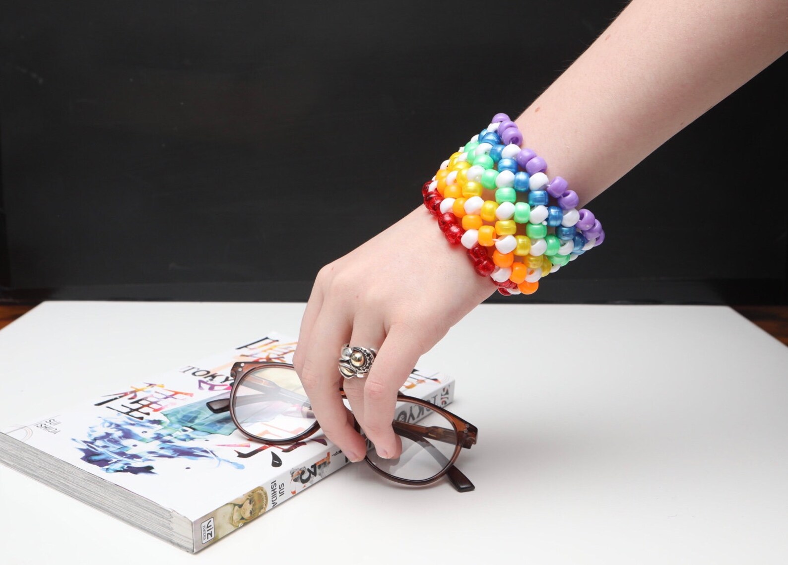 Rainbow X Base Cuff - Etsy