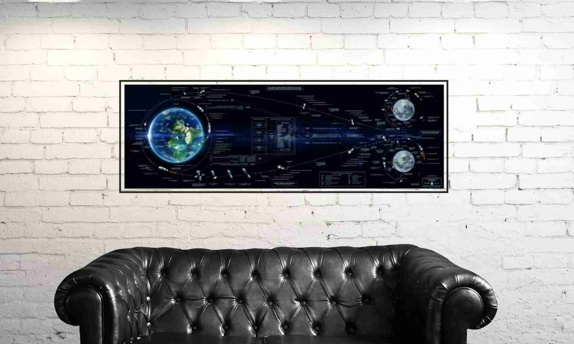 NASA Flight Plan, Apollo Manned Lunar Landing, Lunar Mission Flight ...