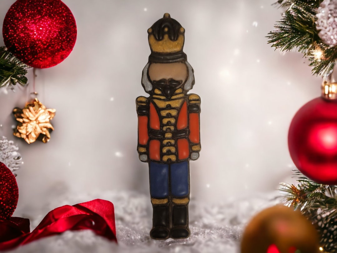 Hand-painted Nutcracker Ornament - Polymer Clay Christmas Decor - Etsy