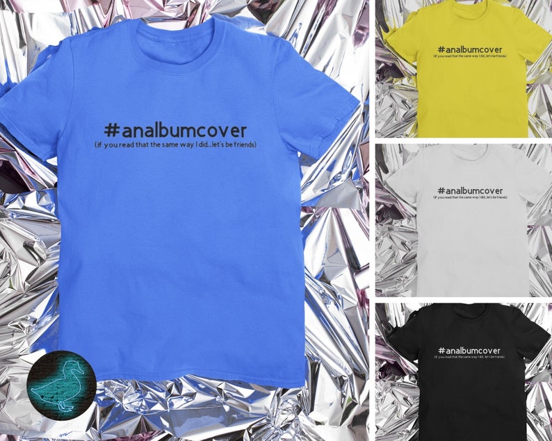 Anal.bum.cover/an.album.cover Graphic Tee Shirt - Etsy UK