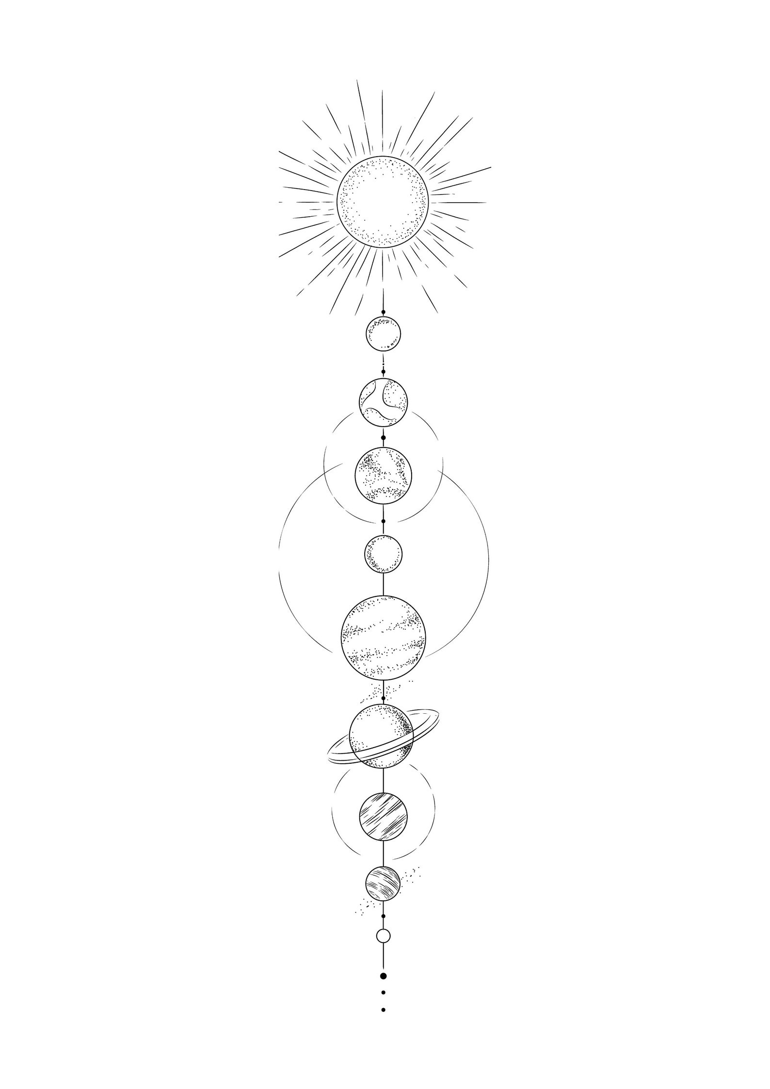 Printable Wall Art/space Line Art/minimalist Wall Art/one Line Drawing ...