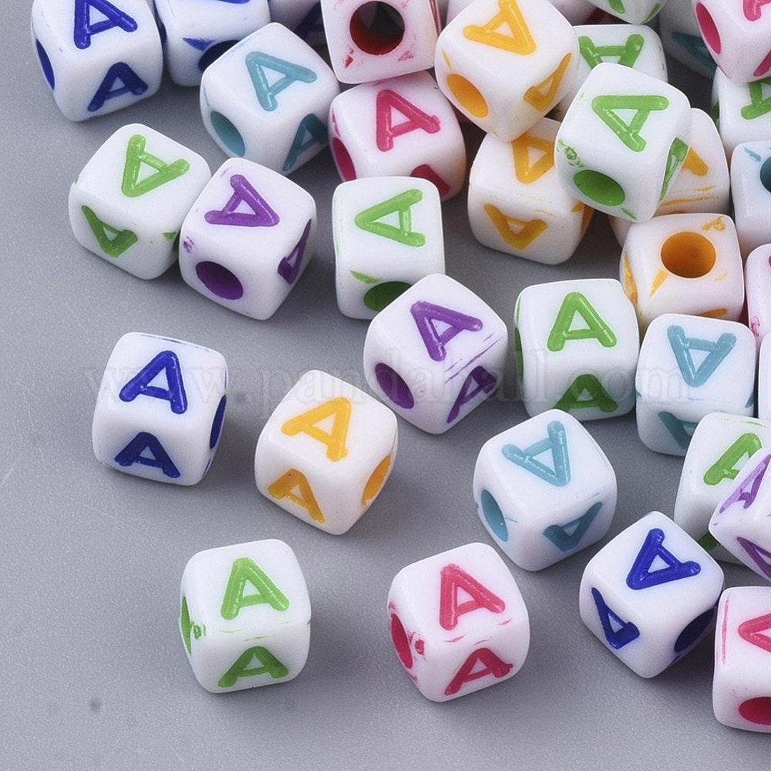 Single Letters Color - 50 Pack - Etsy