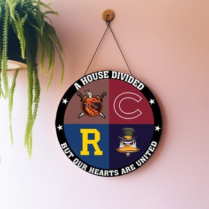 Make Your Own Custom House Divided Sign for Any Team, Schools Sports ...