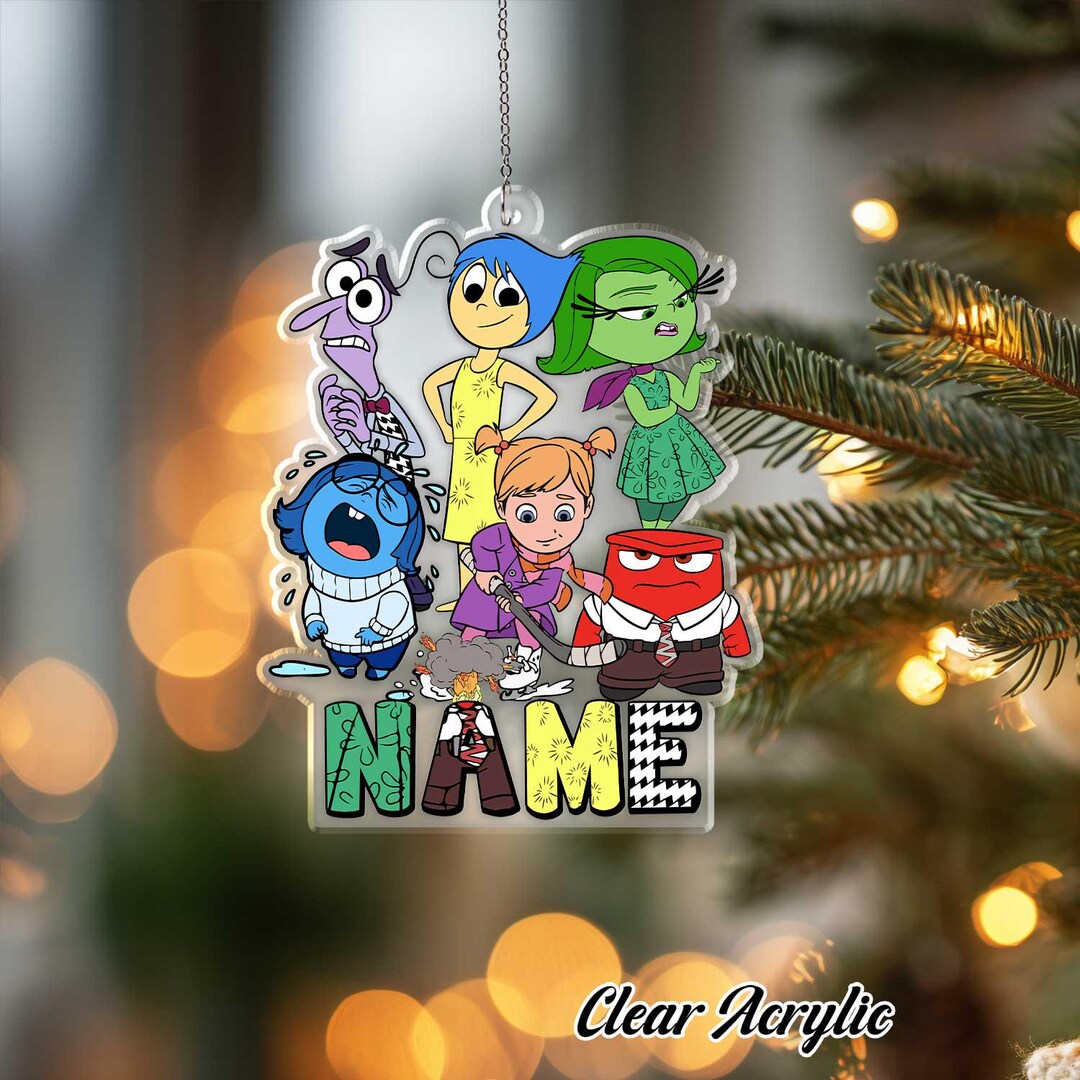 Inside Out 2 Joy Sadness Ornament, Pixar Inside Out Keepsake Decor ...