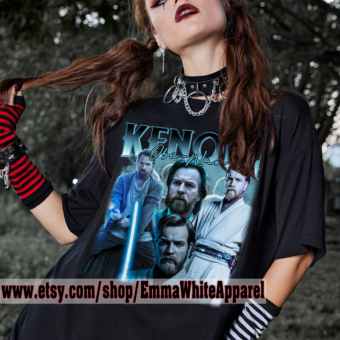 Obi-wan Kenobi Vintage T-shirt, Obi-wan Kenobi Sweatshirts 90s, Obi-wan ...