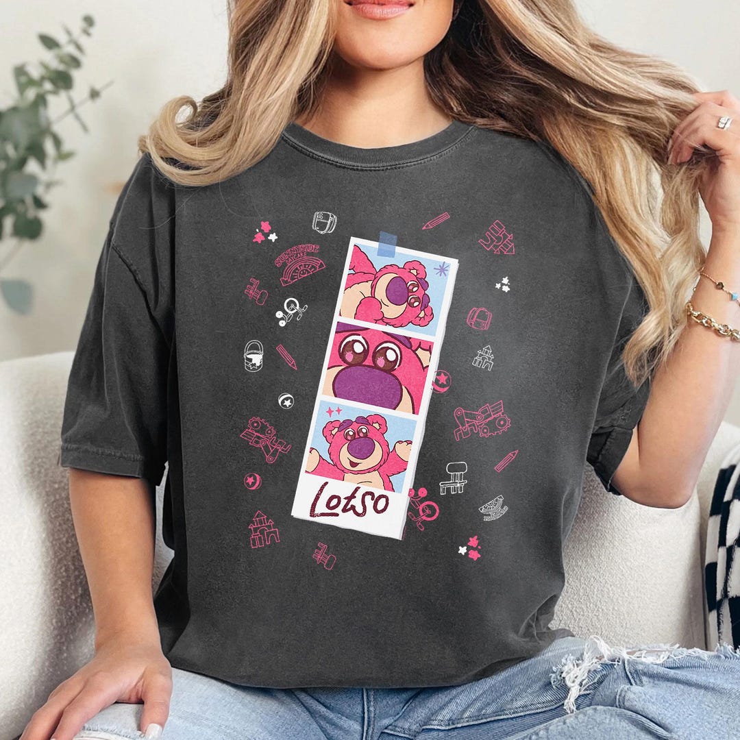 Toy Story Lotso Fluffy Cute Photo Strip T-shirt, Vintage Disney Toy ...