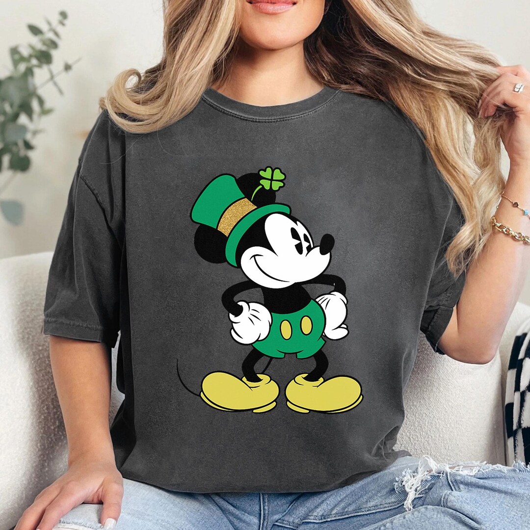 Mickey Mouse St. Patrick's Day Leprechaun Shirt, Mickey and Friends ...