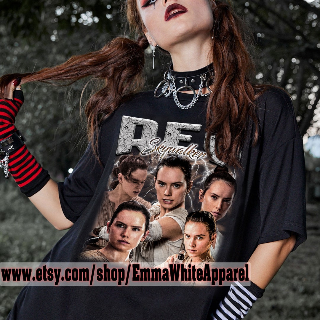 Rey Skywalker Vintage T-shirt, Rey Skywalker Sweatshirts 90s, Rey ...