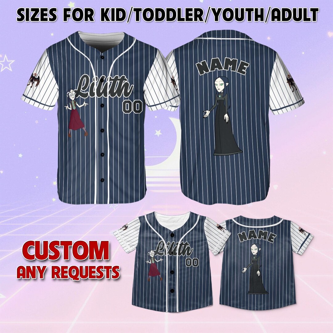 The Owl House Lilith Jersey, Disney Lilith Clawthorne Character Jersey ...