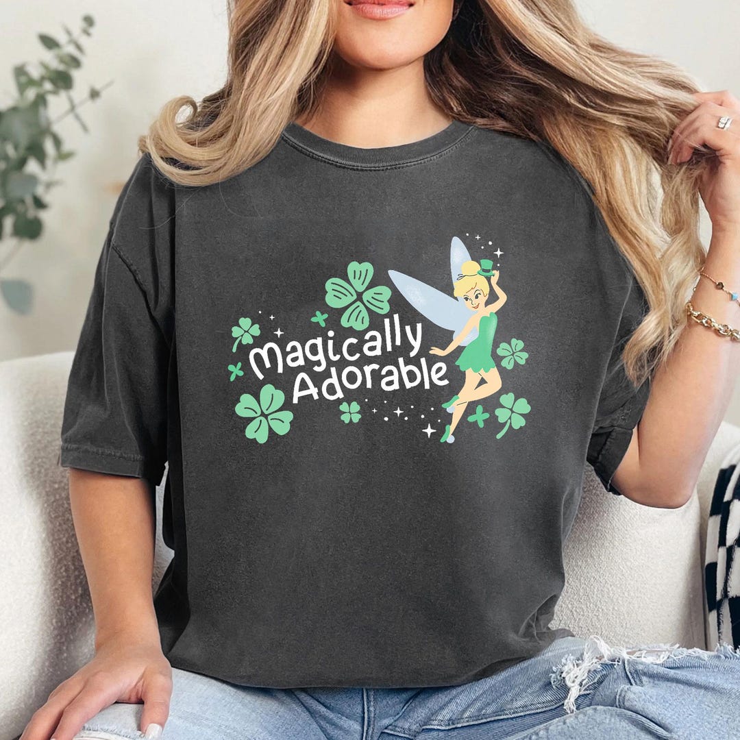 Disney Peter Pan St. Patrick's Day Tink Magically Adorable Shirt, Peter ...