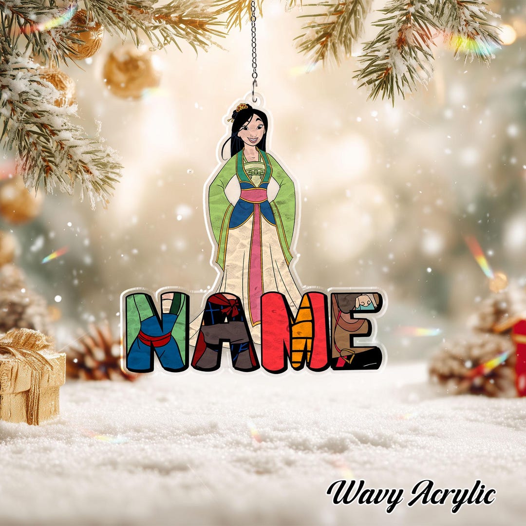 Disney Mulan Princess Mulan Christmas Ornament, Disney Princess Mulan ...