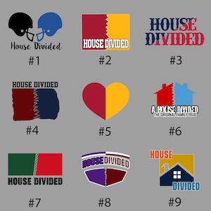 Make Your Own Custom House Divided T-shirt for Any Team, Schools Sports ...