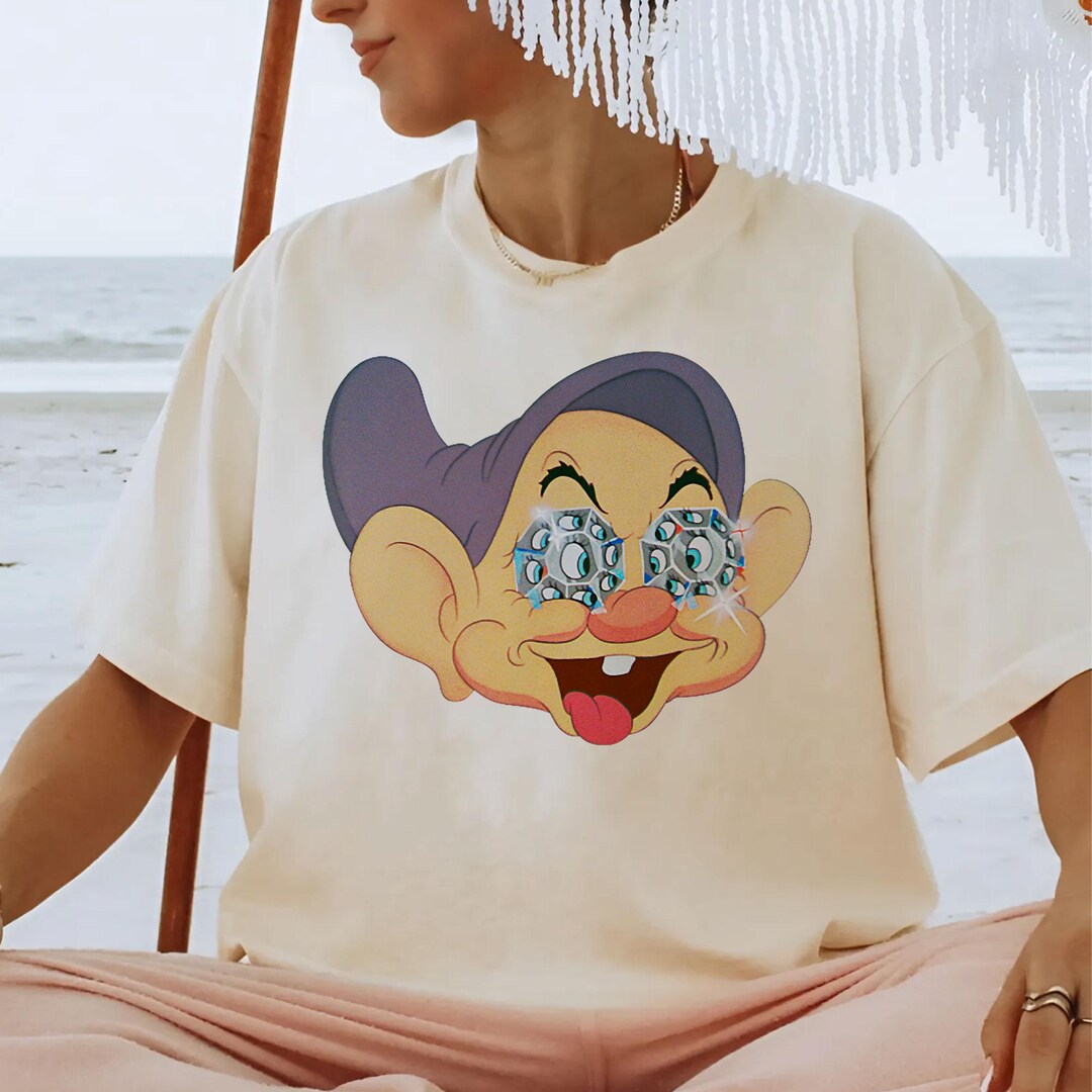 Disney Snow White Dopey Diamond Eyes Shirt, Disney Dopey Dwarfs ...