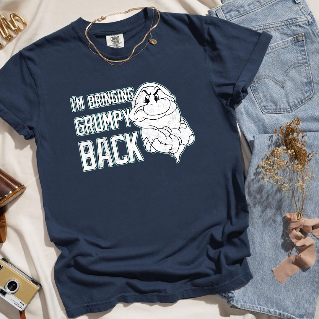 Disney Snow White I'm Bringing Grumpy Back Shirt, Disney Grumpy Dwarf ...