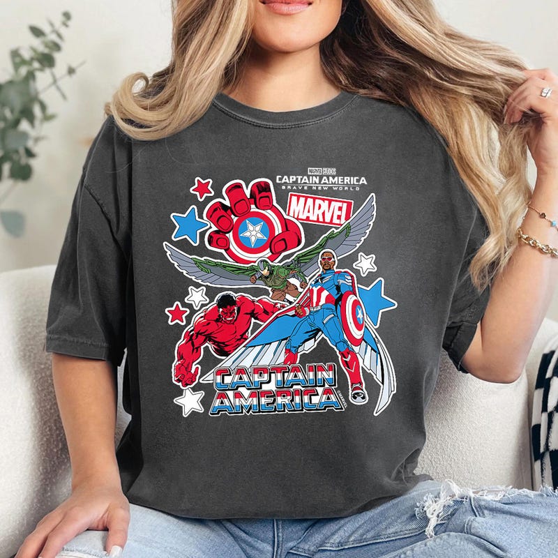 Captain America Shirt - Etsy