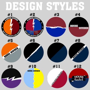 Make Your Own Custom House Divided Sign for Any Team, Schools Sports ...