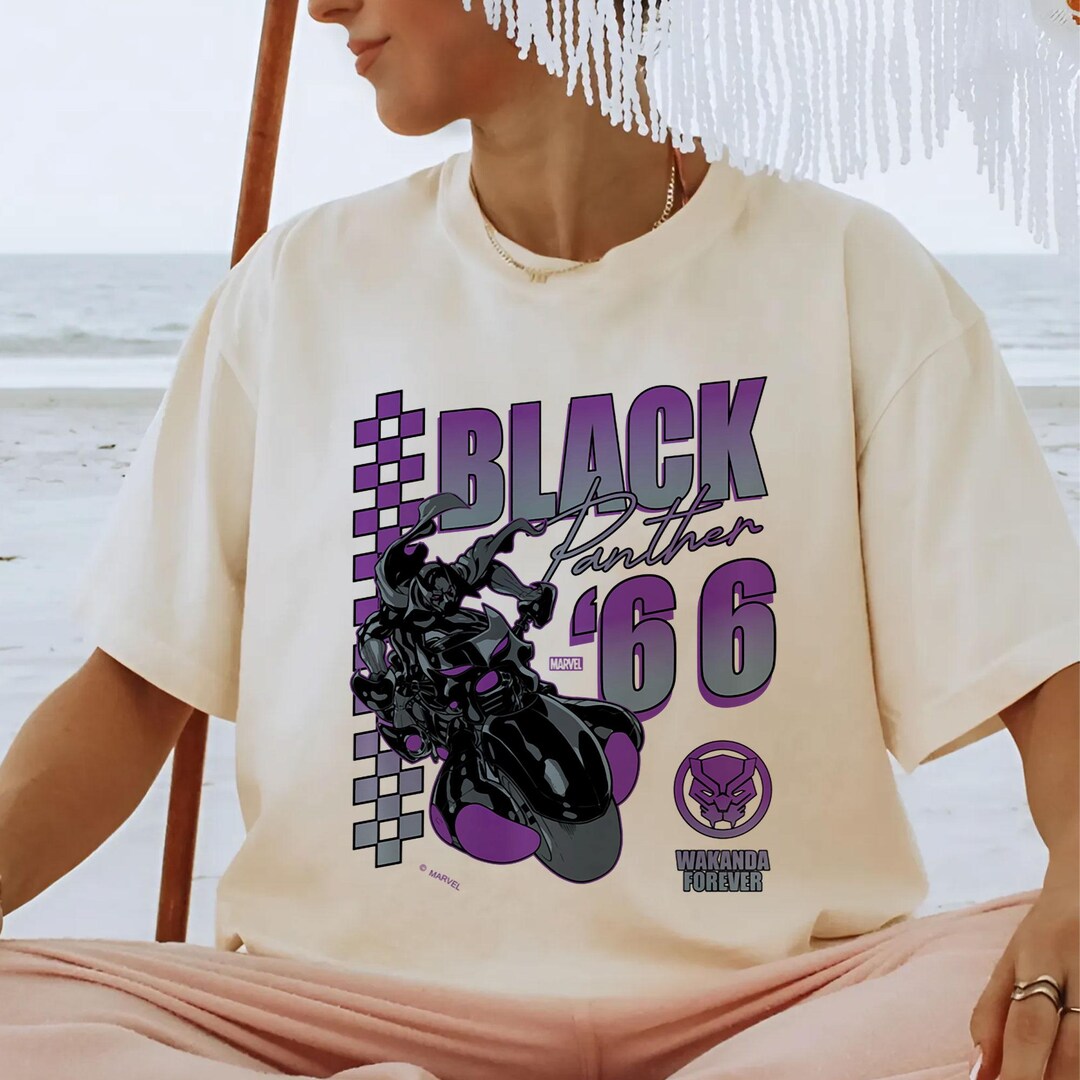 Marvel Black Panther Racing '66 Shirt, Marvel Black Panther Trip Shirt ...