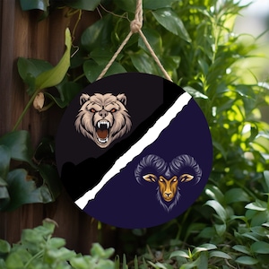 Make Your Own Custom House Divided Sign for Any Team, Schools Sports ...