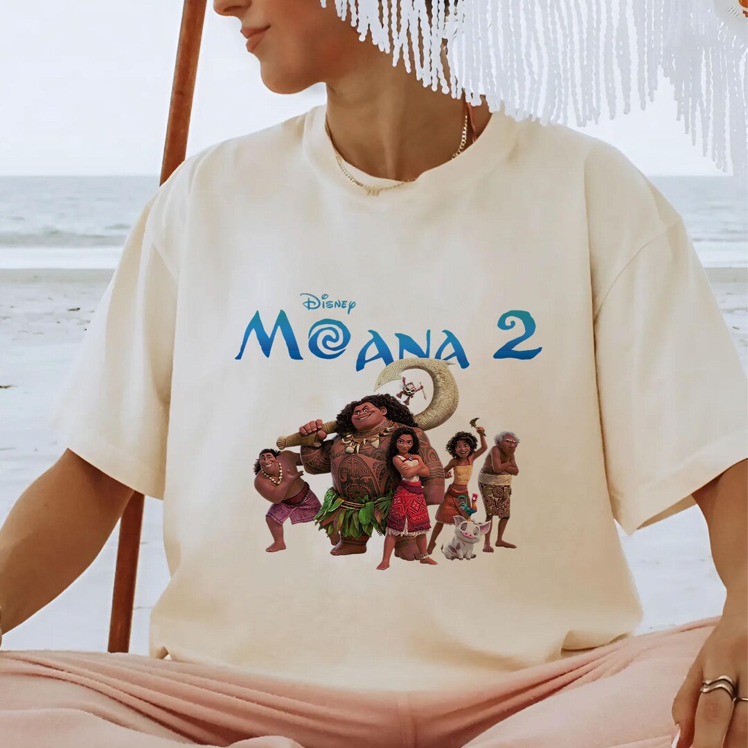 Moana 2 Oceania Adventure T-shirt, Moana 2 Movie T-shirt, Disney Moana ...