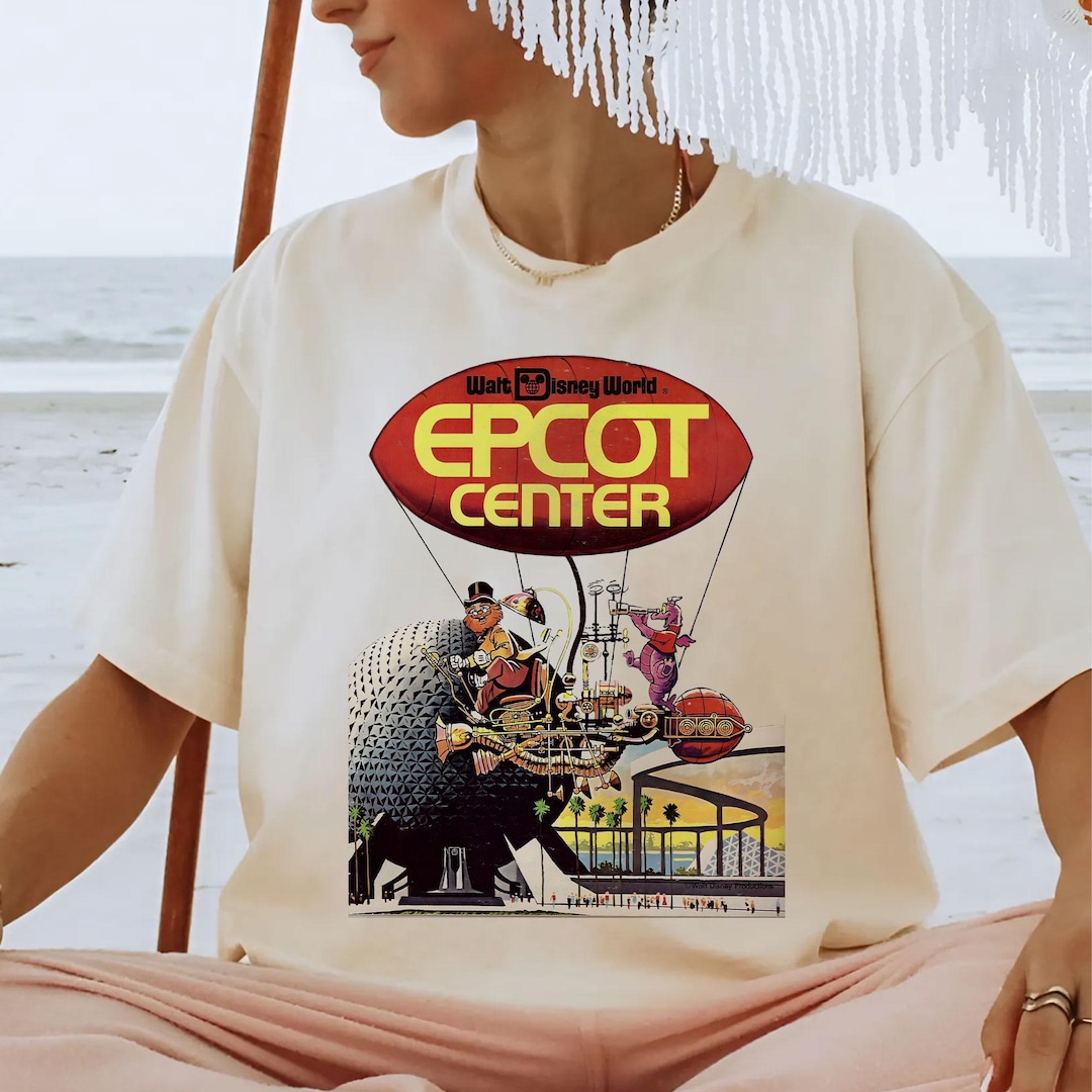 Disney World Epcot Center Figment and Dreamfinder Poster 1983 Shirt ...