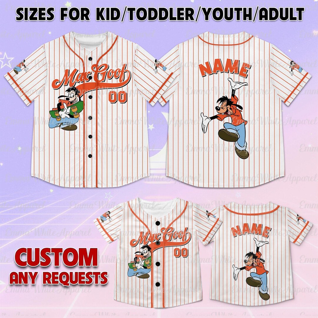 A Goofy Movie Max Goof Jersey, Disney Max Goof Jersey Shirt, Disney A ...