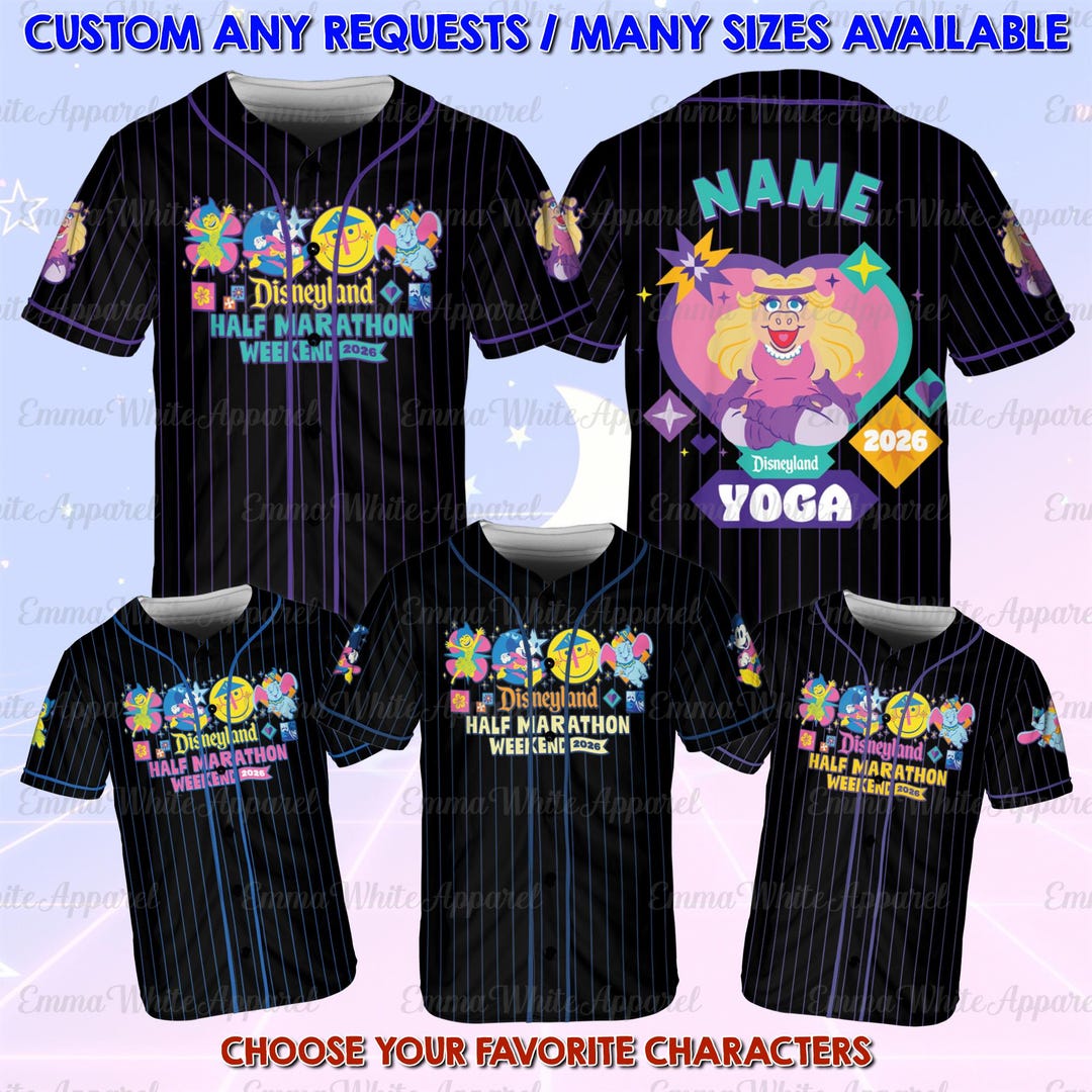 Rundisney Mickey Baseball Jersey, Dumbo Double Dare Stitch Kids Race ...