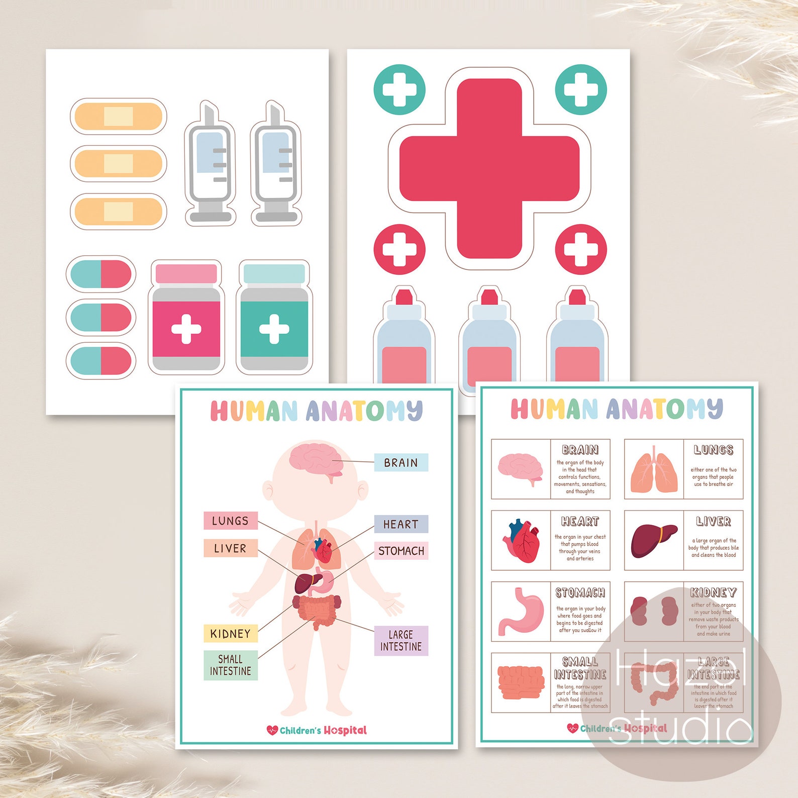 Pretend Play Doctor Set: Hospital Dramatic Play (digital Download) - Etsy