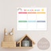 Kids Weekly Planner, Rainbow Daily Planner, Homeschool Planner, Kids ...