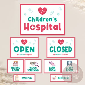 Pretend Play Doctor Set: Hospital Dramatic Play (digital Download) - Etsy