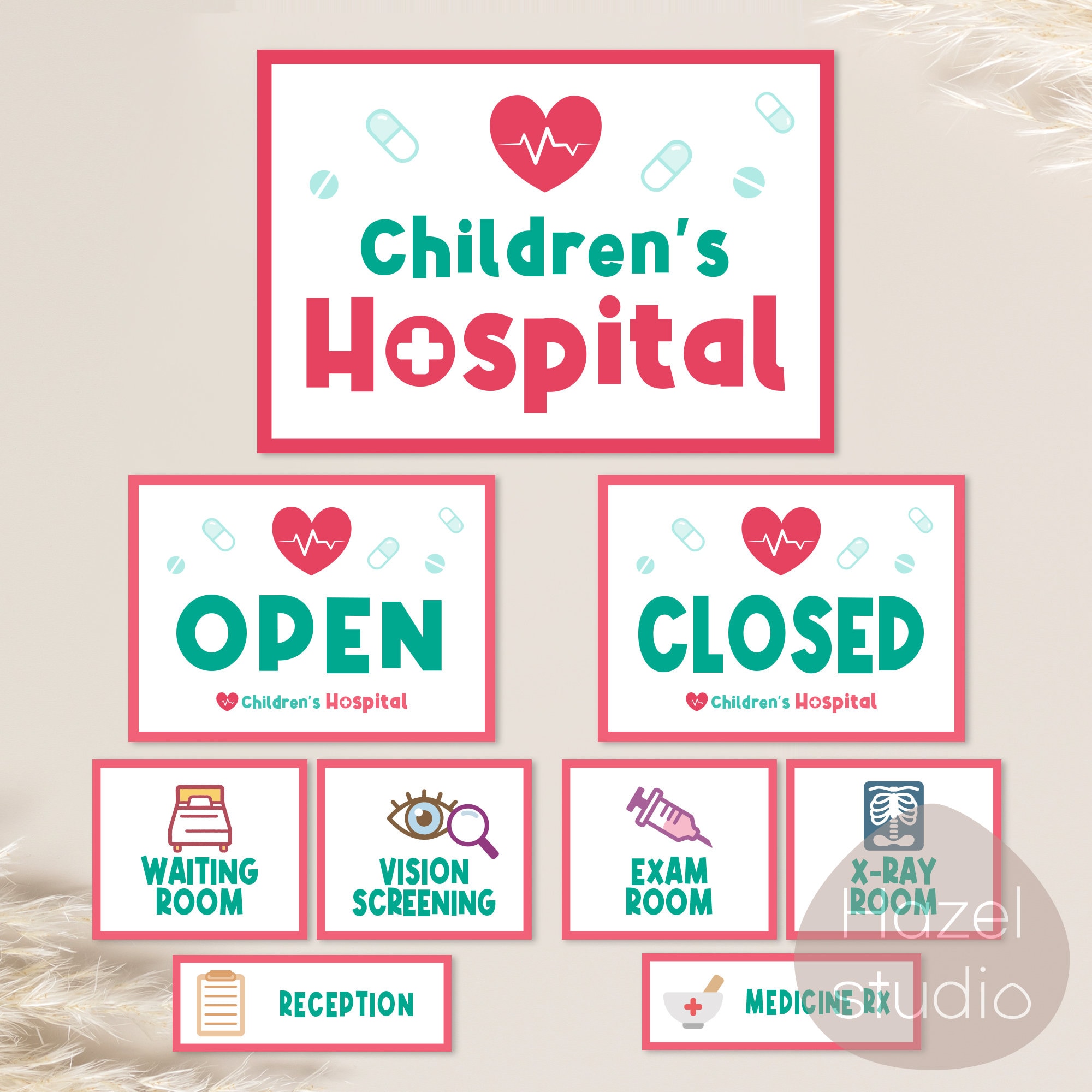 Pretend Play Doctor Set: Hospital Dramatic Play (digital Download) - Etsy