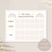 Daily Routine Cards & Chart, Toddler Routine Checklist, Daily Rhythm ...