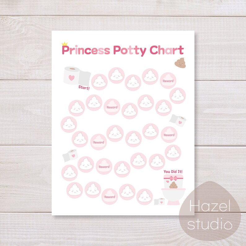 Princess Reward Chart Girl Behavior Chart Toddler Routine - Etsy