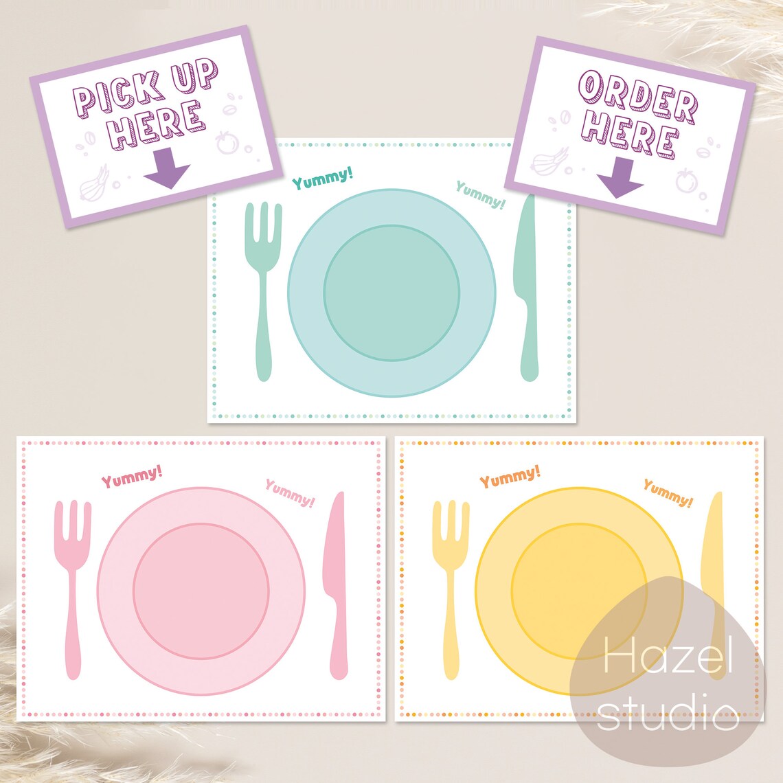 Pretend Play Restaurant Set Preschool Kids Activities - Etsy