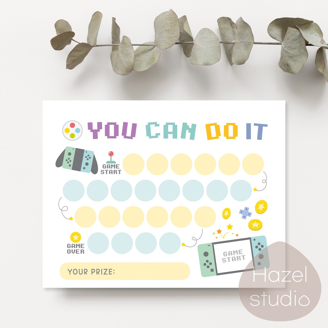 Boy Reward Chart Video Game Behavior Chart Toddler Routine | Etsy