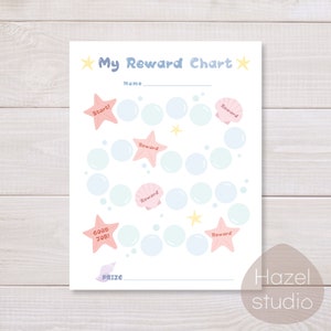 Kids Reward Chart, Summer Toddler Behavior Chart, Monthly Chore Chart ...