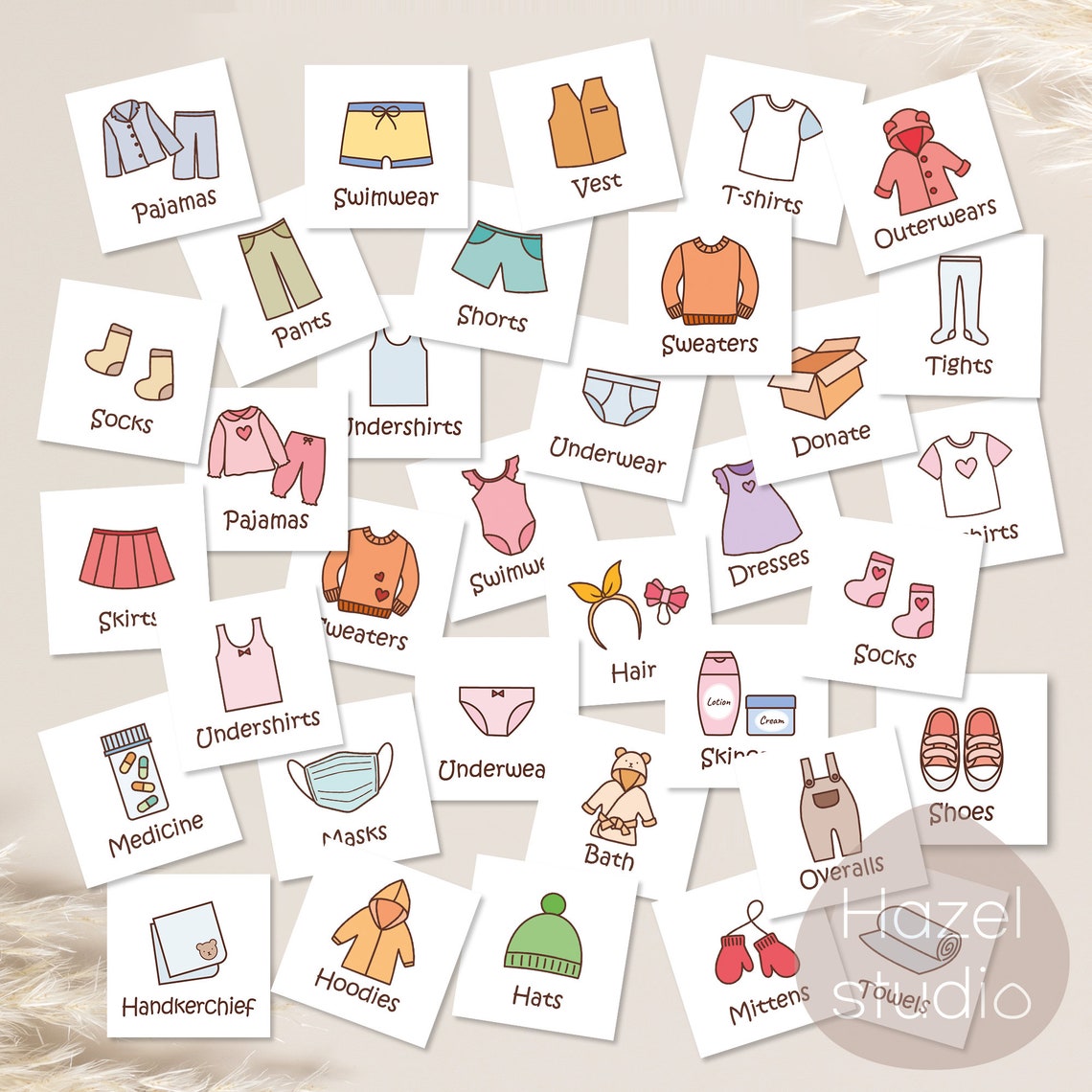 Kids Dresser Drawer Labels Kids Closet Storage Stickers | Etsy