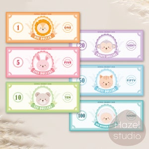 Play Money, Pretend Play, Mom Bucks, Learning Money, Classroom Bucks ...