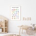 Dinosaur Alphabet Poster ABC Poster Montessori Rainbow - Etsy